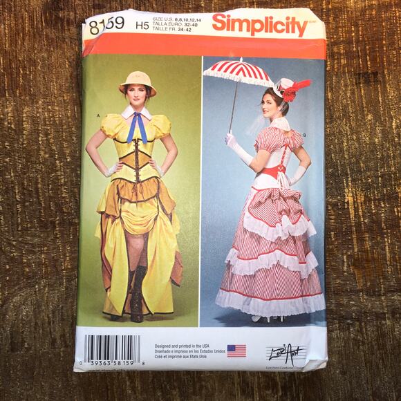 Simplicity | Office | Simplicity Sewing Pattern 859 Disney Style ...